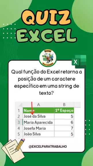 Responda Esse Quiz Do Excel Antes Do Tempo Acabar Kwai