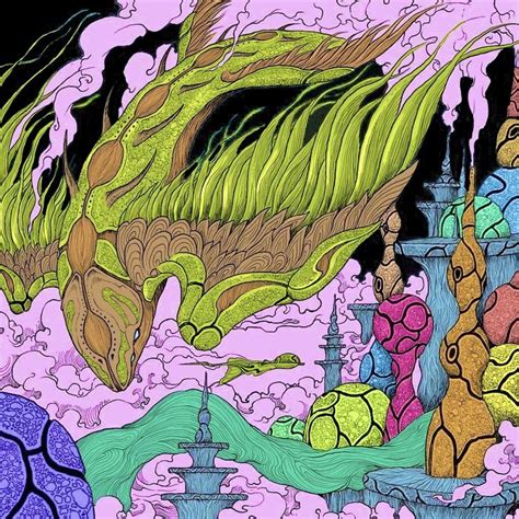 Kerby Rosanes Alien Worlds Coloring Book Alien Worlds Coloring