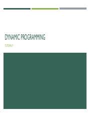 Tutorial Dynamic Programming Pdf Dynamic Programming Tutorial