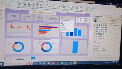 1 Created Interactive Dashboard To Track And Analyse Online Sales Data 2 Used Complex Parameters