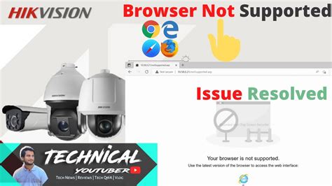 Hikvision Browser Not Supported YouTube