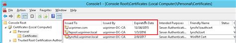 Renewing Certificates In Skype For Business Server 2015 Ucprimer