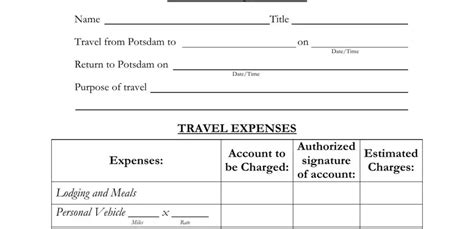 Travel Requisition Form ≡ Fill Out Printable Pdf Forms Online