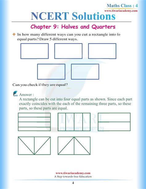 Ncert Solutions For Class 4 Maths Chapter 9 In English Hindi Medium