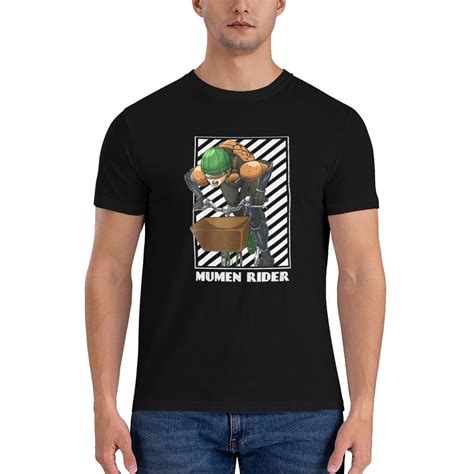 เสื้อยืดลําลอง ลายการ์ตูนอนิเมะ One Punch Man Mumen Rider สําหรับผู้ชาย