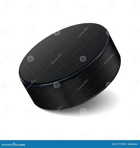 Hockey Puck Vector Realistic Illustration 84685071
