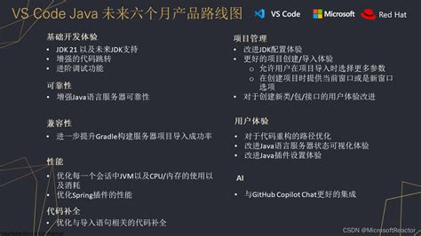 VS Code 上已达250万 Java 开发者微软和红帽一起公布 VS Code Java 未来六个月路线图 vscode中国用户 CSDN博客