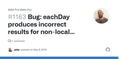 Bug Eachday Produces Incorrect Results For Non Local Dates · Issue