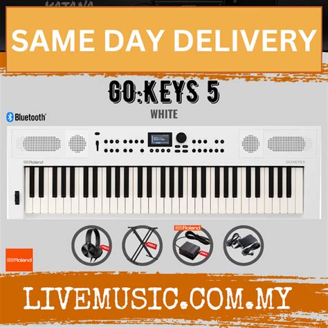 Roland Go Keys 61 Keys Music Creation Keyboard With Adapter Go 61k Go Keys Gokeys Go Keys3