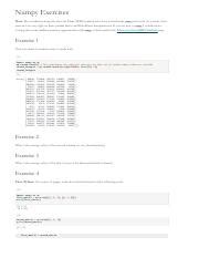Numpy Exercises Practical Data Science Pdf Numpy Exercises Note Most Students Taking This