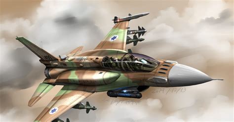 戦闘機 F 16i Sufa【戦闘機ワンドロ 64】 Zephyrのイラスト Pixiv