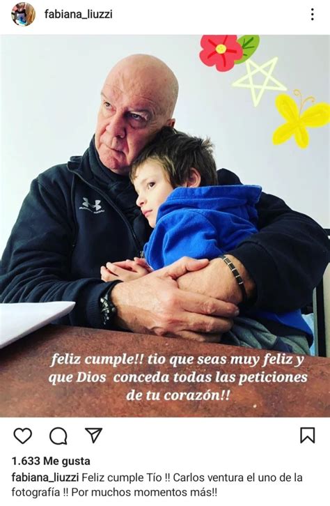 La Conmovedora Publicación De Fabiana Liuzzi Sobre Su Hijo Antoñito Y
