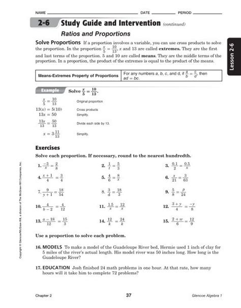 glencoe algebra 1 solving equations with the variable on each side