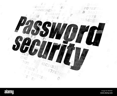 Safety Concept Pixelated Black Text Password Security On Digital