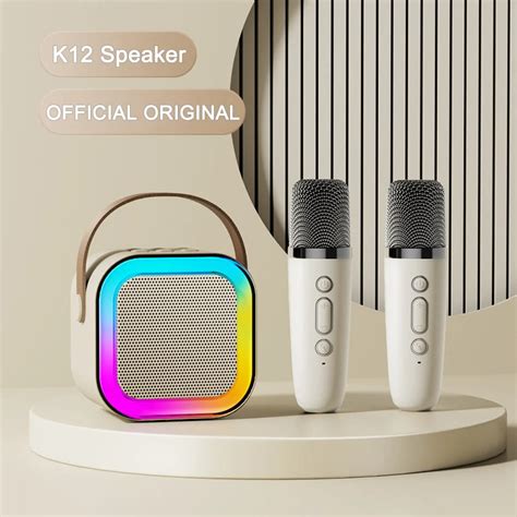 K12 Wireless Bluetooth Speaker Multifunction With 2 Microphone Rgb