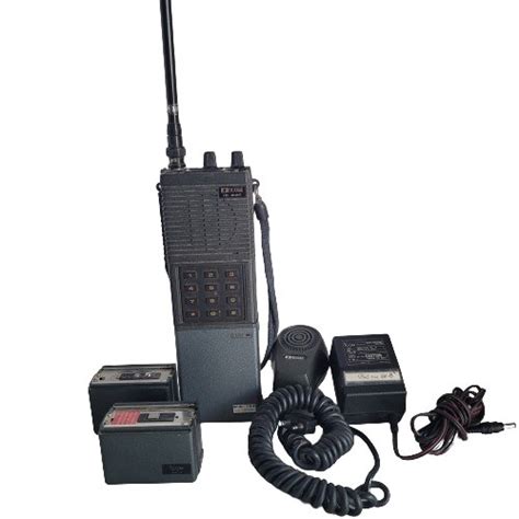 Icom Ic 2at 2 Meter Handheld Ht Radio Ham W Microphone Battery Packs