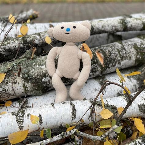 Bear Alpha Plush Toy Horror Bear Alpha Soft Doll 11 In Unofficial Etsy