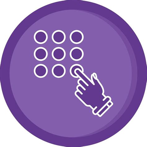 Password Lock Solid Purple Circle Icon 37506758 Vector Art At Vecteezy