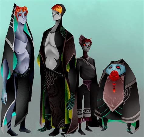 Legend Of Zelda Twilight Princess Inspired Art Twili Concept Designs Twili Gentlemen By