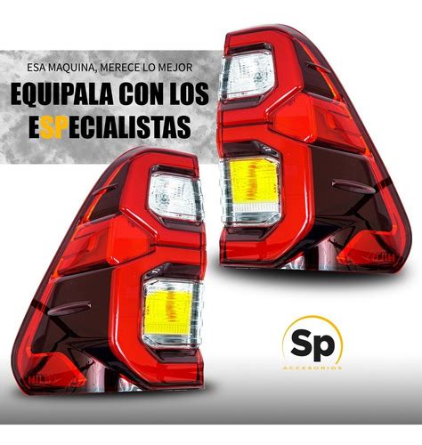 Par Calaveras Traseras Oe Toyota Hilux Adventure 2022 Meses Sin Intereses