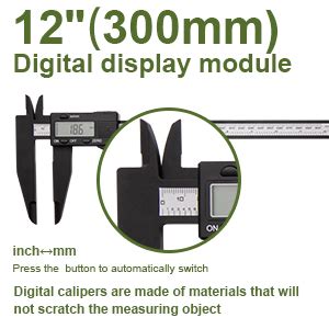 SCITOOLS Digital Caliper 0 12 300mm Measuring Tool Micrometer Caliper