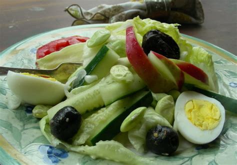 Salad With Hard Boiled Egg Recipe Genius Kitchen