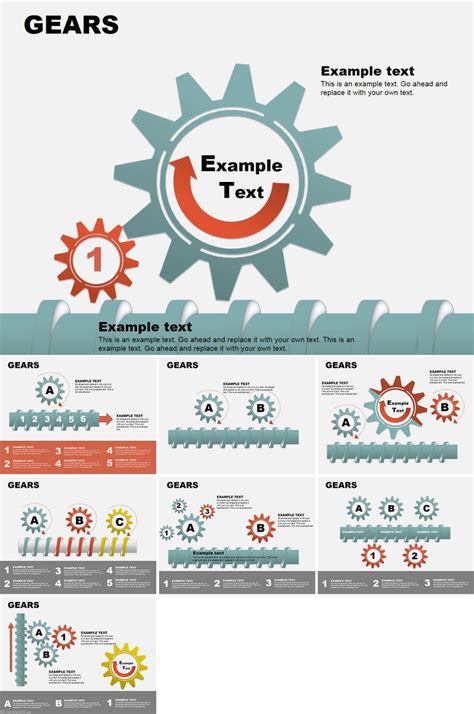 Gears Powerpoint Charts Template Powerpoint Charts Powerpoint Chart Templates Powerpoint