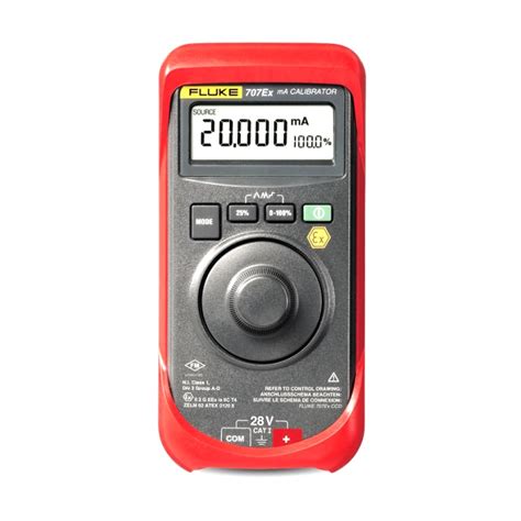 Fluke 707ex Intrinsically Safe Ma Loop Calibrator Leda Electronics