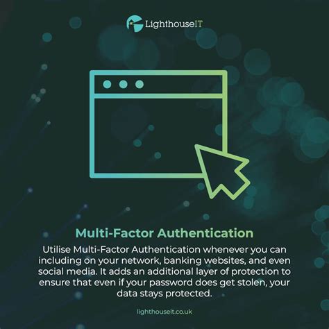 Mfa Cybersecurity Protectyourdata Itsupport Awareness Lighthouse It