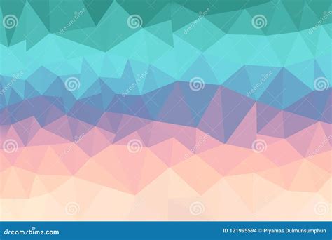 Geometric Pattern From Triangles Multiple Pantone Color Stock