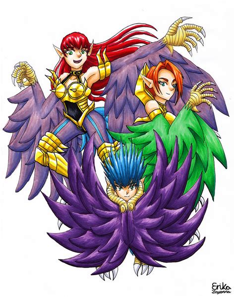 Harpie Ladies By Erika Zayenna On Deviantart