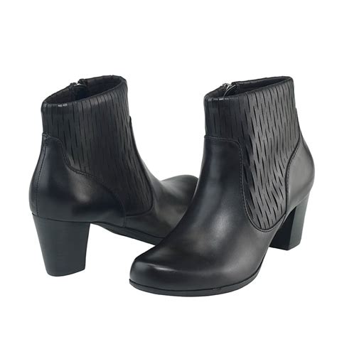 Shauna Short Boot Black Piedobg