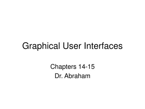 Ppt Graphical User Interfaces Powerpoint Presentation Free Download