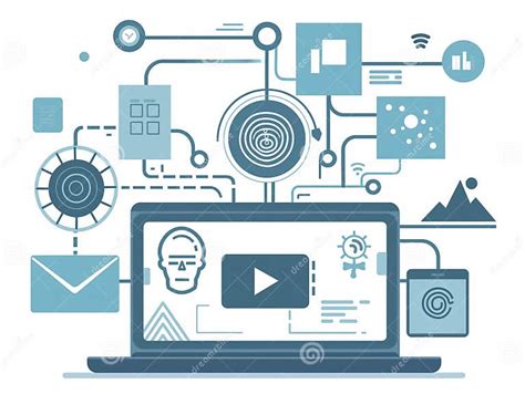 Digital Network And Data Visualization Concept Stock Image Image Of