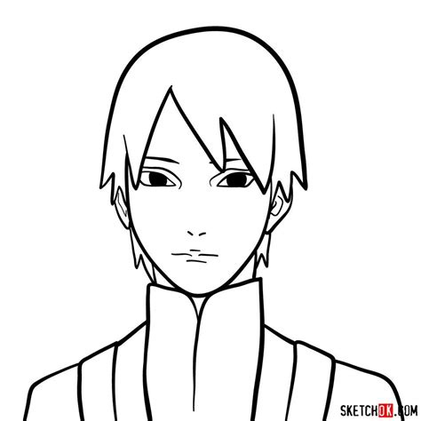 How To Draw Sai Yamanaka S Face Naruto Artofit