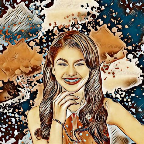 Zendaya Painting By Sara Schwarz Fine Art America