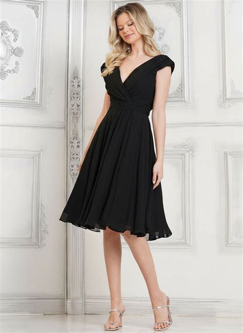 Black Marsoni M251s Cocktail Short Formal Knee Length Dress Formal