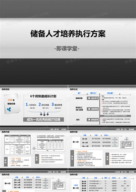 储备人才培养执行方案PPT模板下载 编号qvvavawj 熊猫办公