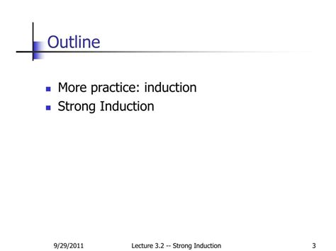 Ppt Lecture Strong Induction Powerpoint Presentation Free