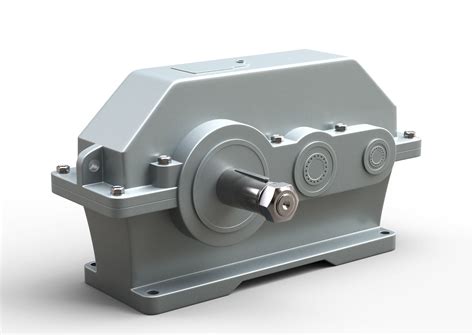 3d Model Industrial Gearbox Cgtrader