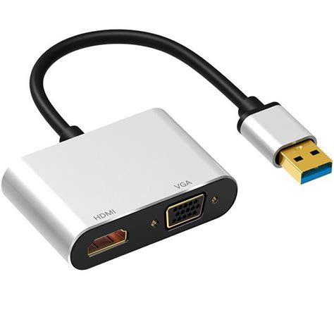 Usb To Hdmivga Adapter Elecable