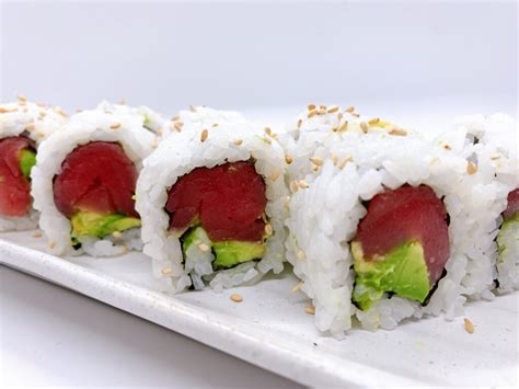 Tuna Avocado Roll Hinata Sushi San Diego