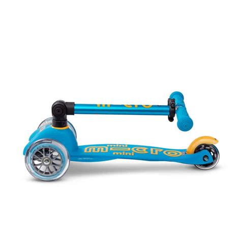 Micro Step Mini Deluxe Foldable Ocean Blue Mens And Kinders