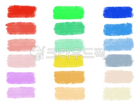 팔레트 형광펜 강조 표시 밑줄 사진이미지일러스트캘리그라피 Eunpencil작가