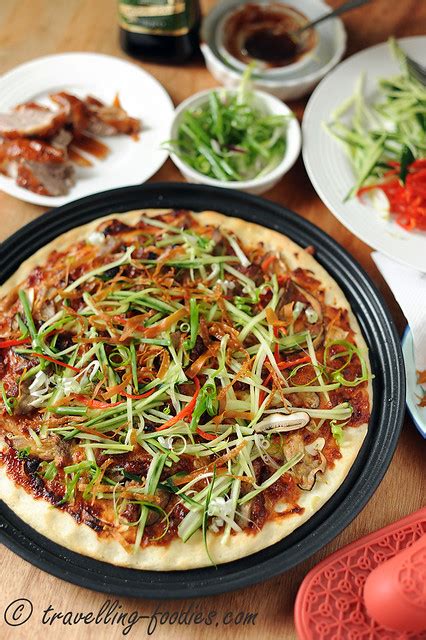 Peking Duck Pizza With Samsung Smart Oven Travellingfoodies