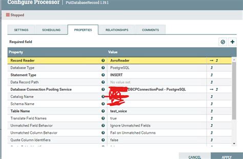 Solved Putdatabaserecord Bytes Avro Data Type Fails Wit