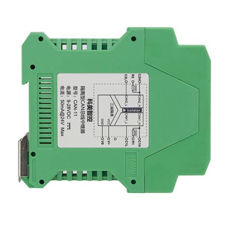 Can 11 Industrial Grade Can Bus Repeater Can Bus Isolator Din Rail