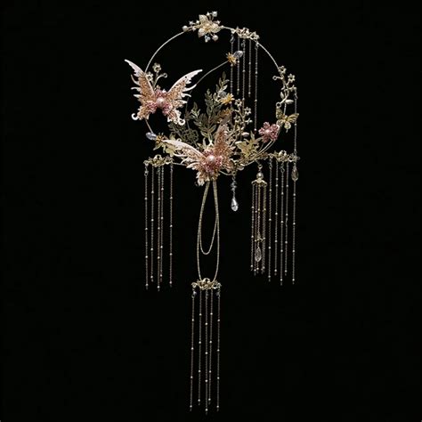 水舞x0386新娘中式新款结婚礼镂空扇子流苏团扇中式汉服古装配饰 淘宝网 花瓣网