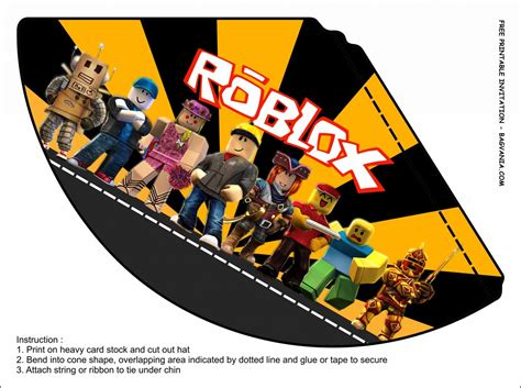 Free Printable Roblox Birthday Party Kits Template Free Printable