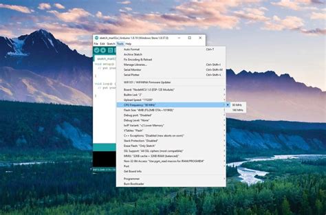 Configuring Arduino Ide For The Esp8266 Bc Robotics